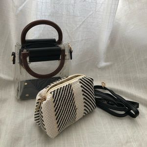 Bags | Mini Clear Pvc Bag | Poshmark